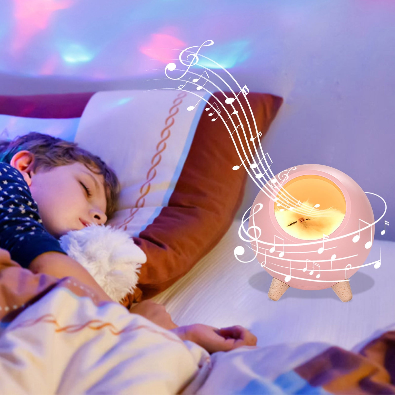 Dengmore Cat House Atmosphere Light USB Charging With Bluetooth Speaker ...