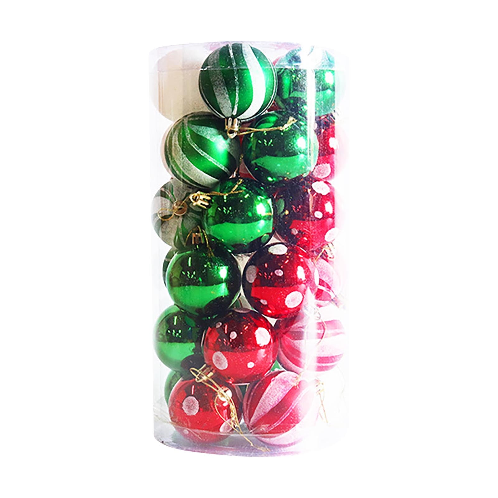 Dengmore Christmas Ball Christmas Tree Pendant 6cm Bucket Shaped ...