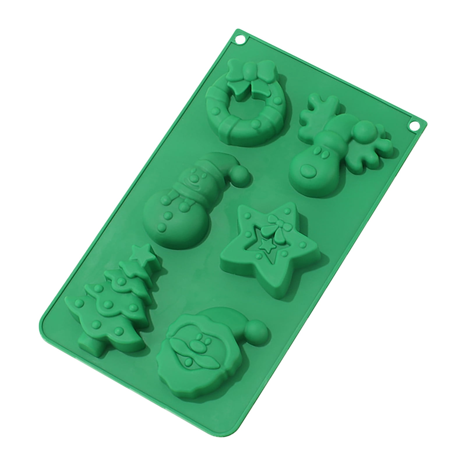 Dengmore Christmas Molds Silicone Baking Mold Christmas Tree Santa ...