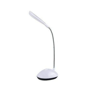 Mainstays LED Gooseneck Desk Lamp with Catch-All Base & AC Outlet ...