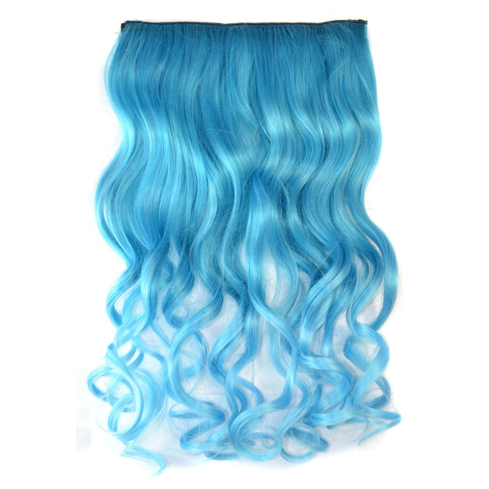 Dengmore Clip Hair Wig Female Hair Extension Piece Color Gradient Five ...