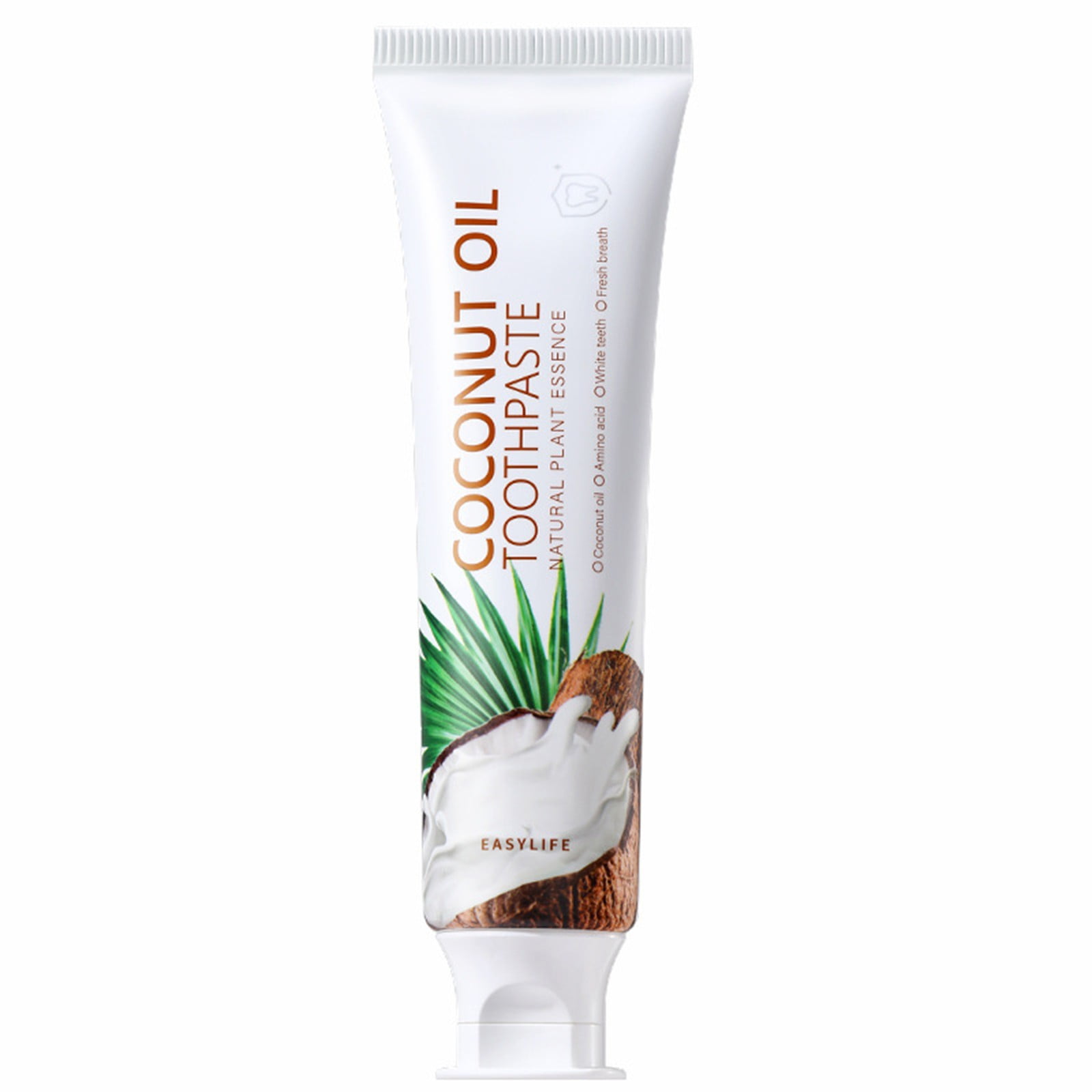Dengmore Coconuts Oil Essence Oral Care Toothpaste, Brightening ...