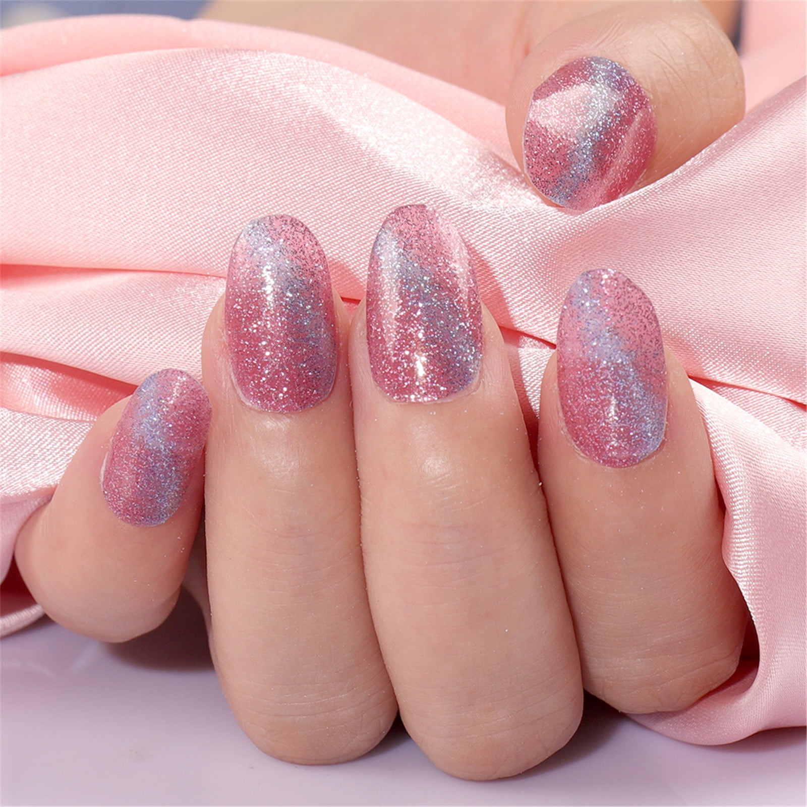 Dengmore Peel Stick Fingernail Color Nail Polish Strips Wraps DIY ...