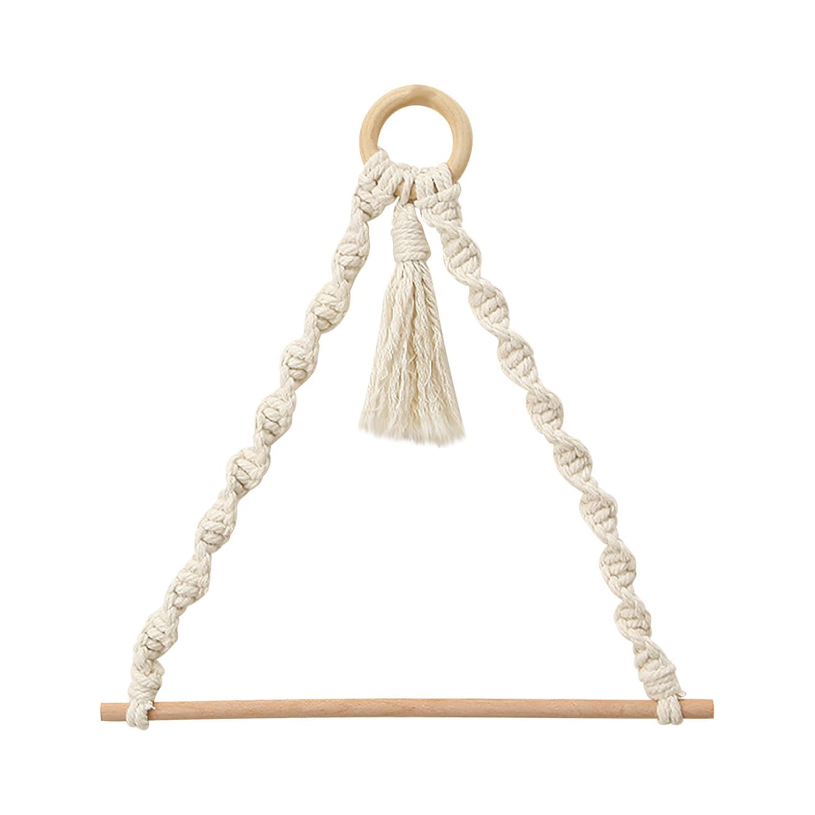 Dengmore Cotton Rope Hand Woven Towel Rack Towel Rack Wall Hanging ...