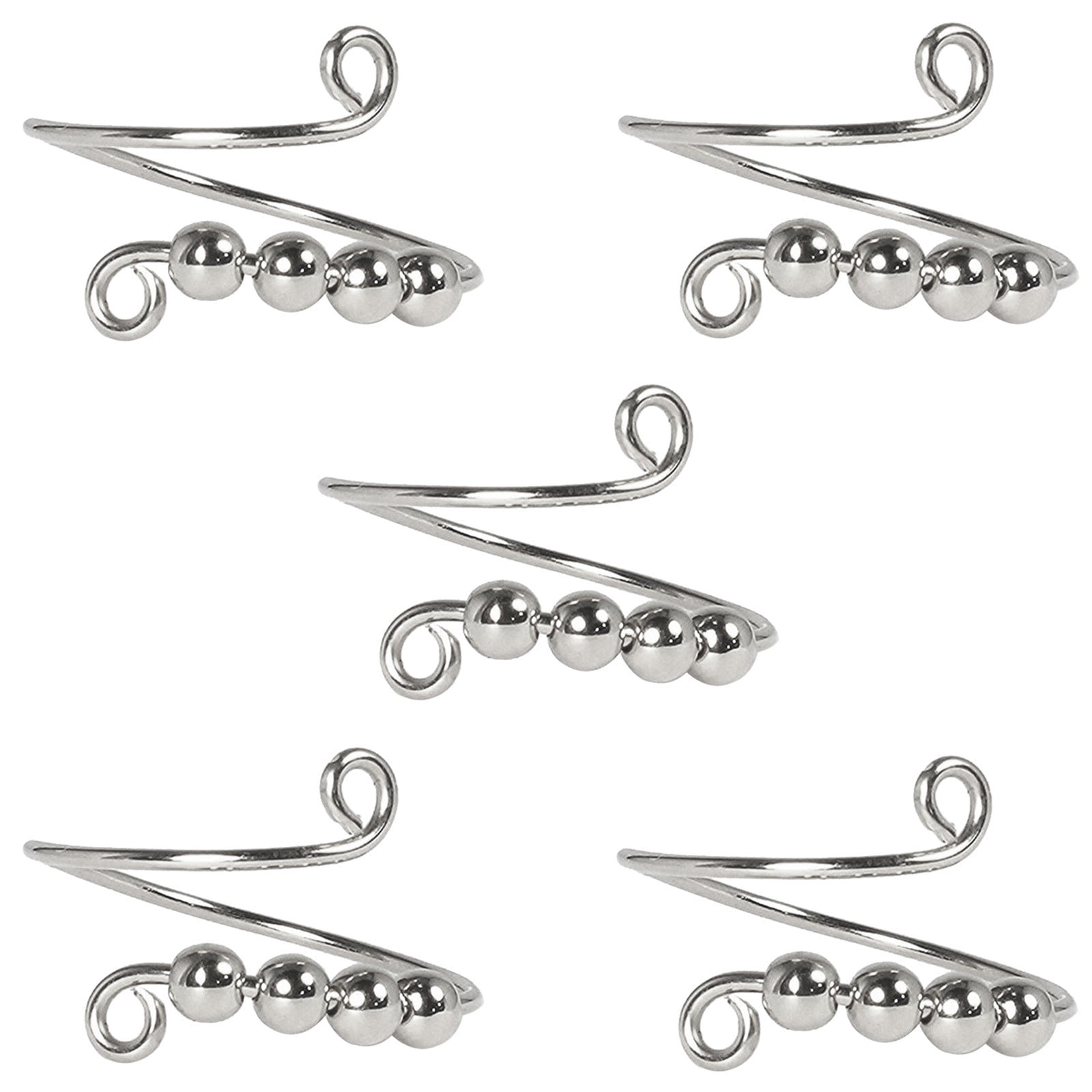 Dengmore Crochet Hooks,Single Coil , Beads Rotate ,Adjustable Knitting ...