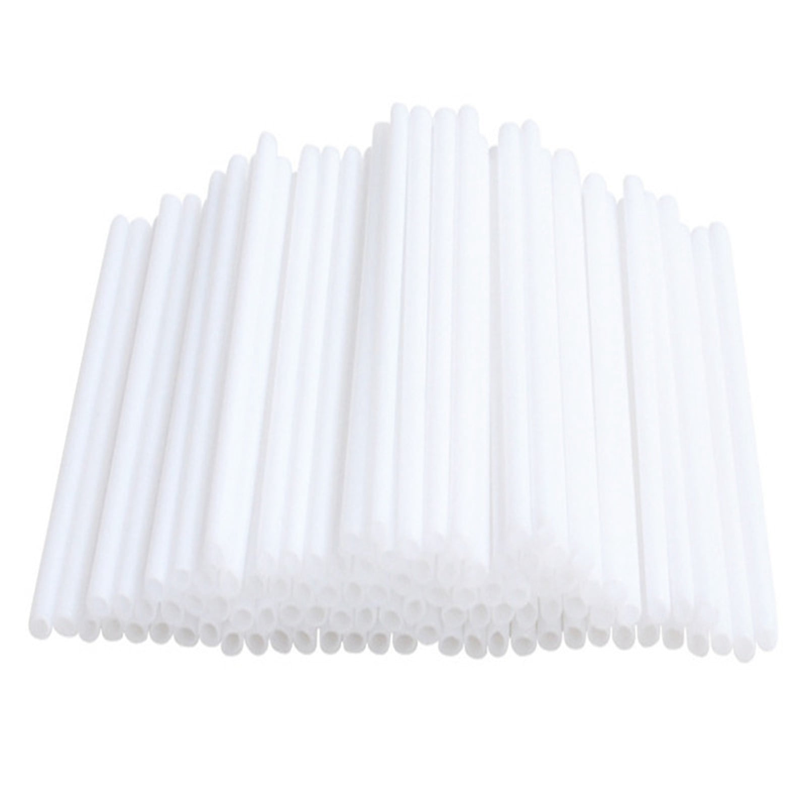 Dengmore Diy Plastic Hollow Stick Food Grade White Tube Candy Cake ...