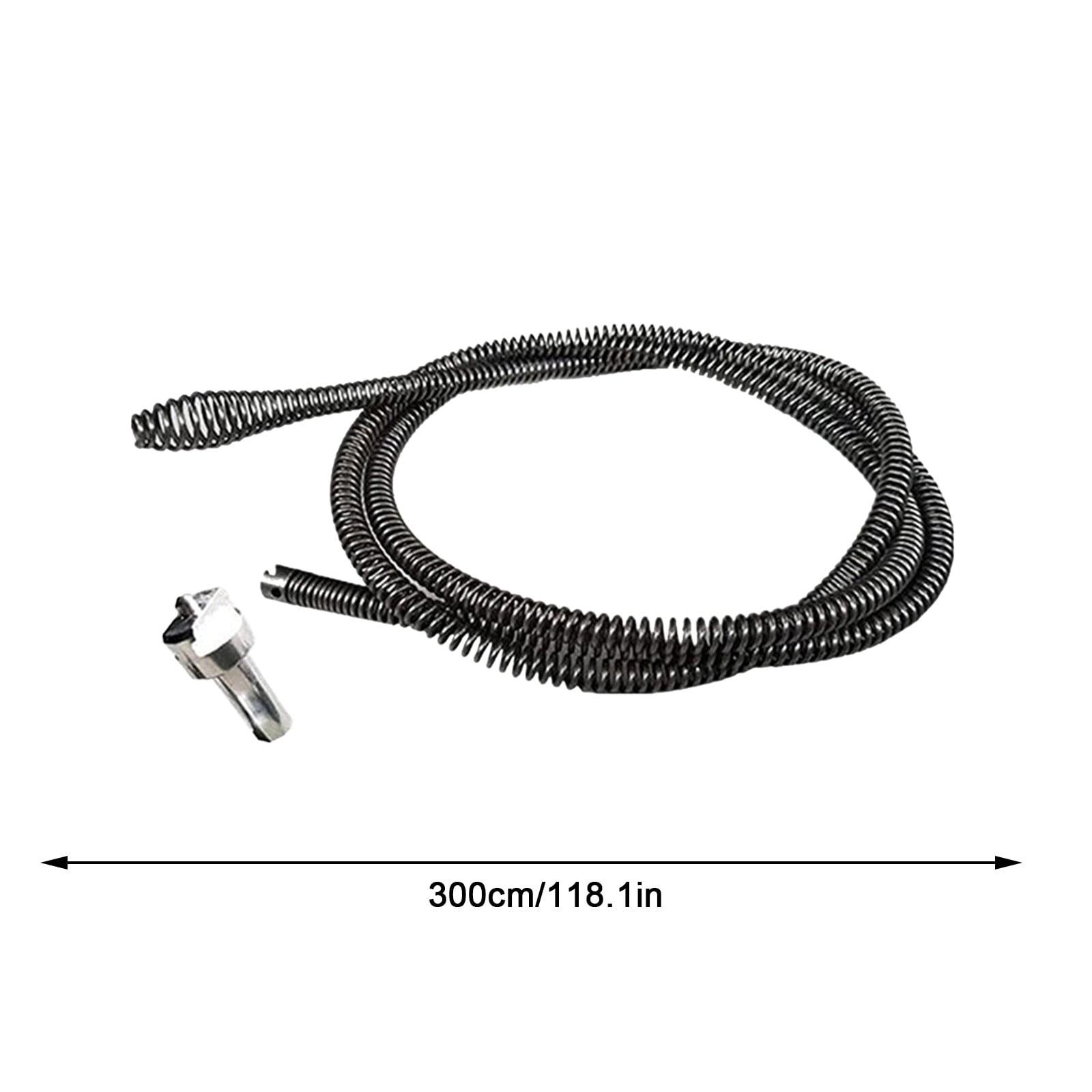 FFENYAN Electric Drill Spring Pipe Dredge Tool Dredge Pipe Through ...