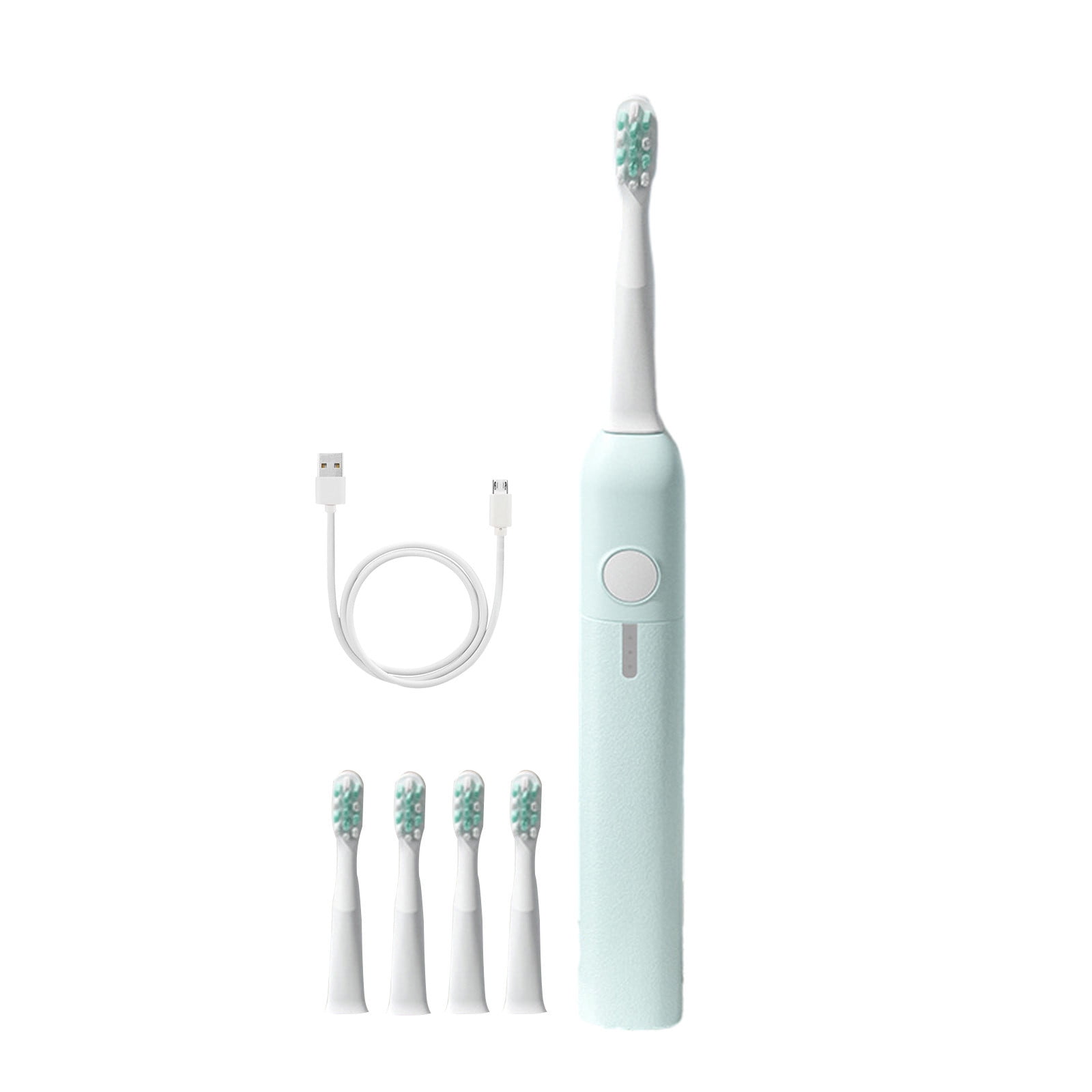 Dengmore Electric Toothbrush with 4 Brush Heads USB Charging Electric ...