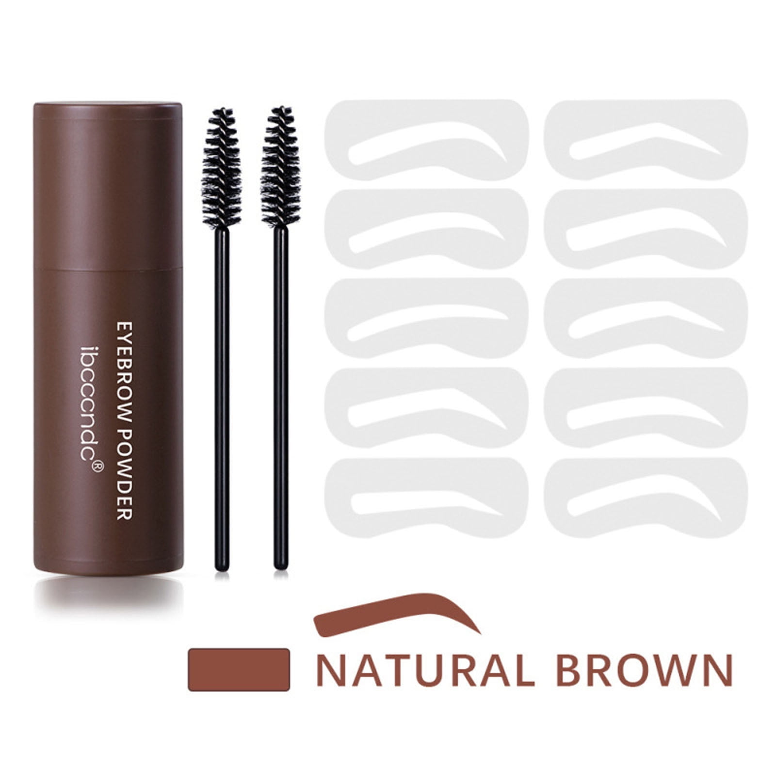 Dengmore Eyebrow Powder Stick With 2 Of Eyebrow Brush Longlasting ...