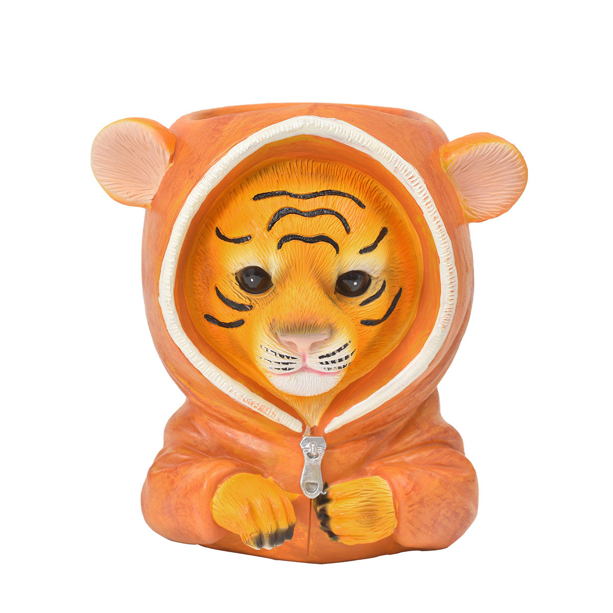 Dengmore Flower Pot Tigers Dressing Sweater Resin Plant Pot with ...