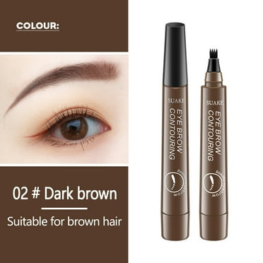 Temporary Brows by Bossy Cheek Tint Natural Makeup Eyebrow Pencil Dark ...