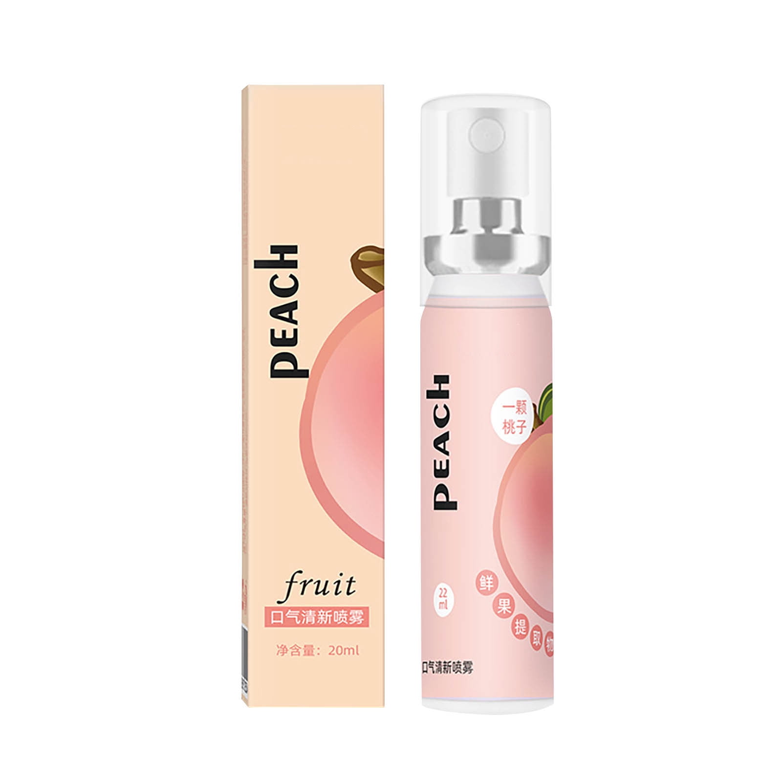 Dengmore Fruit Fresh Breath Spray Fruit-Flavored Oral Spray Freshener Compact Portable ...