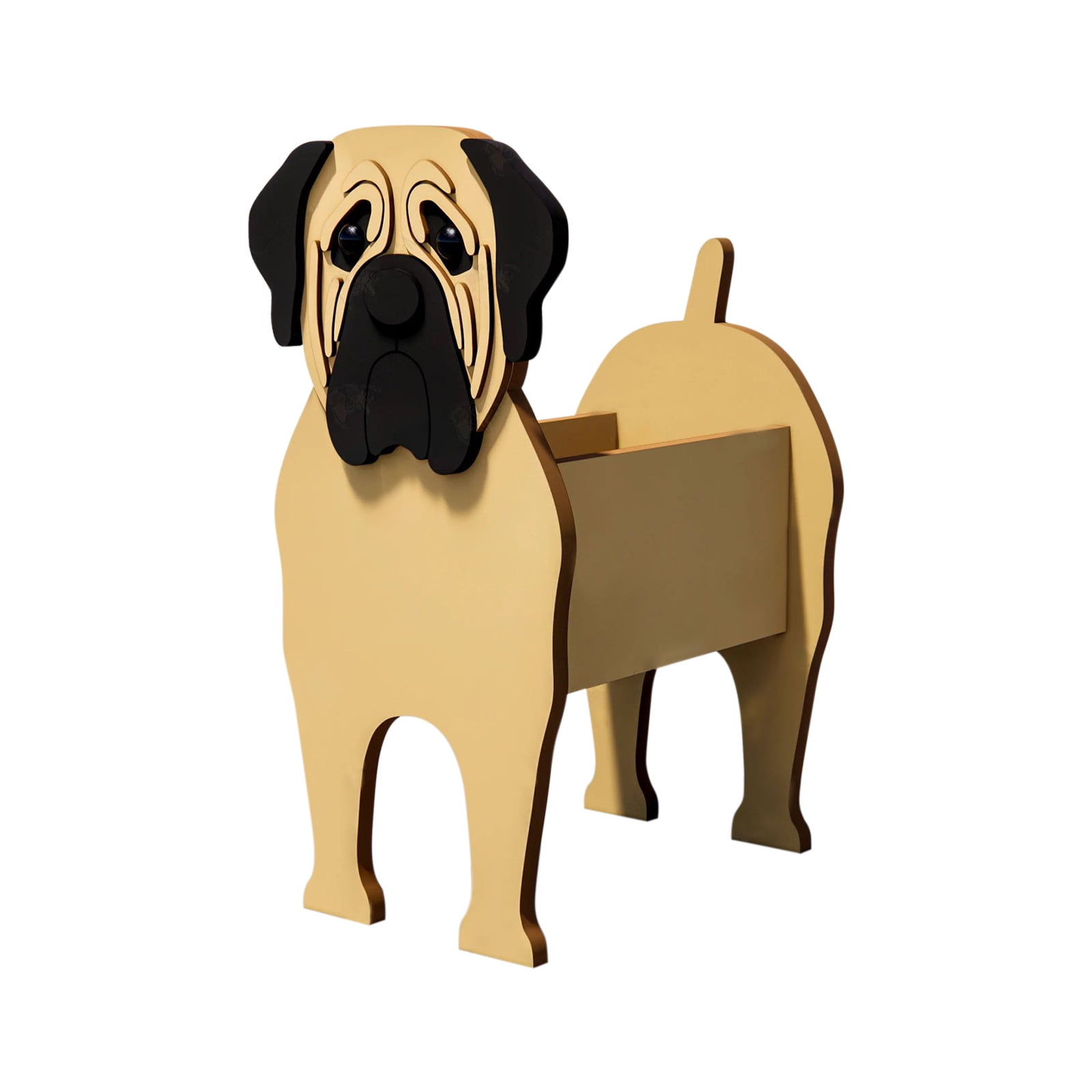 Dengmore Garden Resin Dogs Flower Pot Art Crafts Dog Flower Pot Outdoor ...