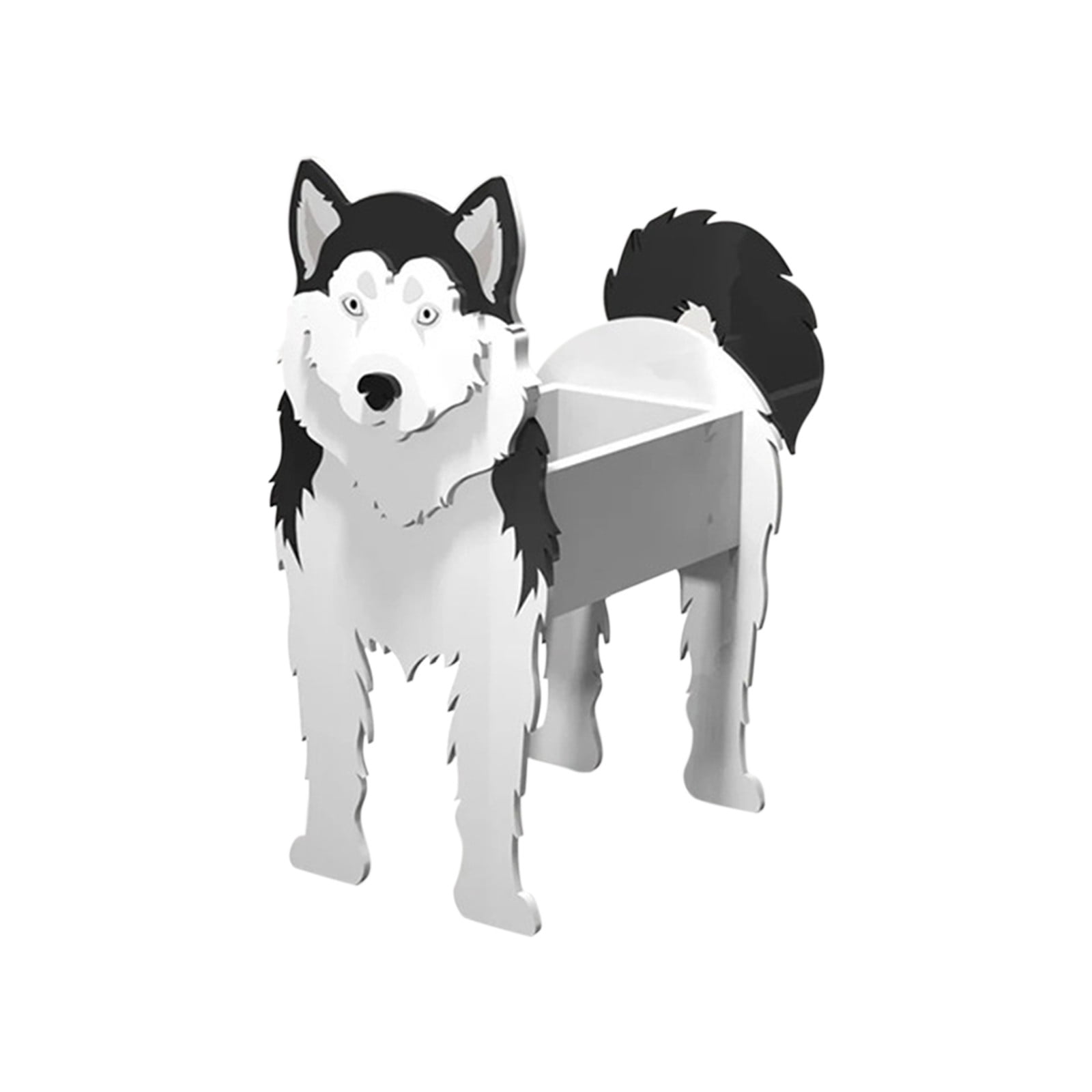 Dengmore Garden Resin Dogs Flower Pot Art Crafts Dog Flower Pot Outdoor ...