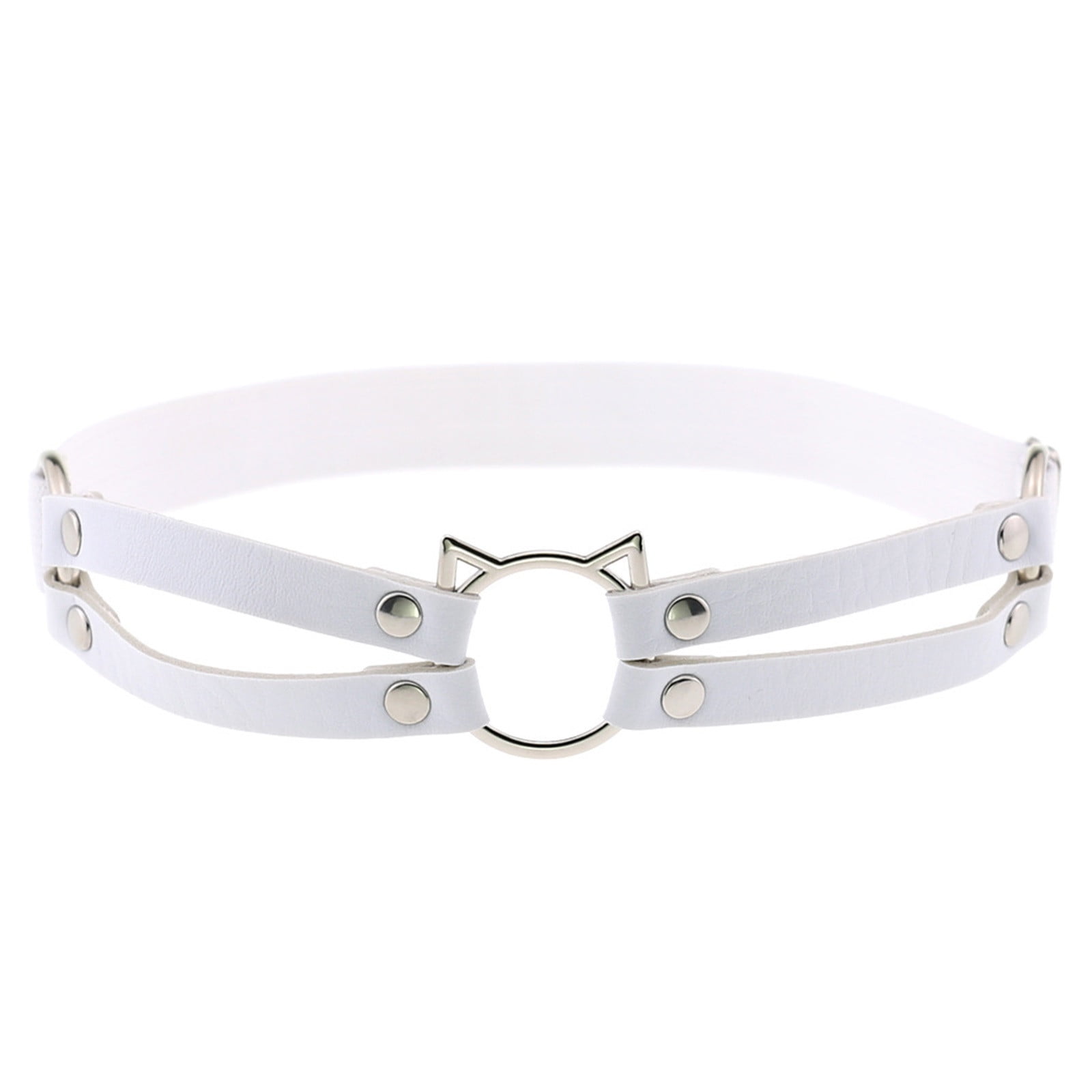 Dengmore Garter Belt Leg Loop Leather Leg Garter Clip - Walmart.com