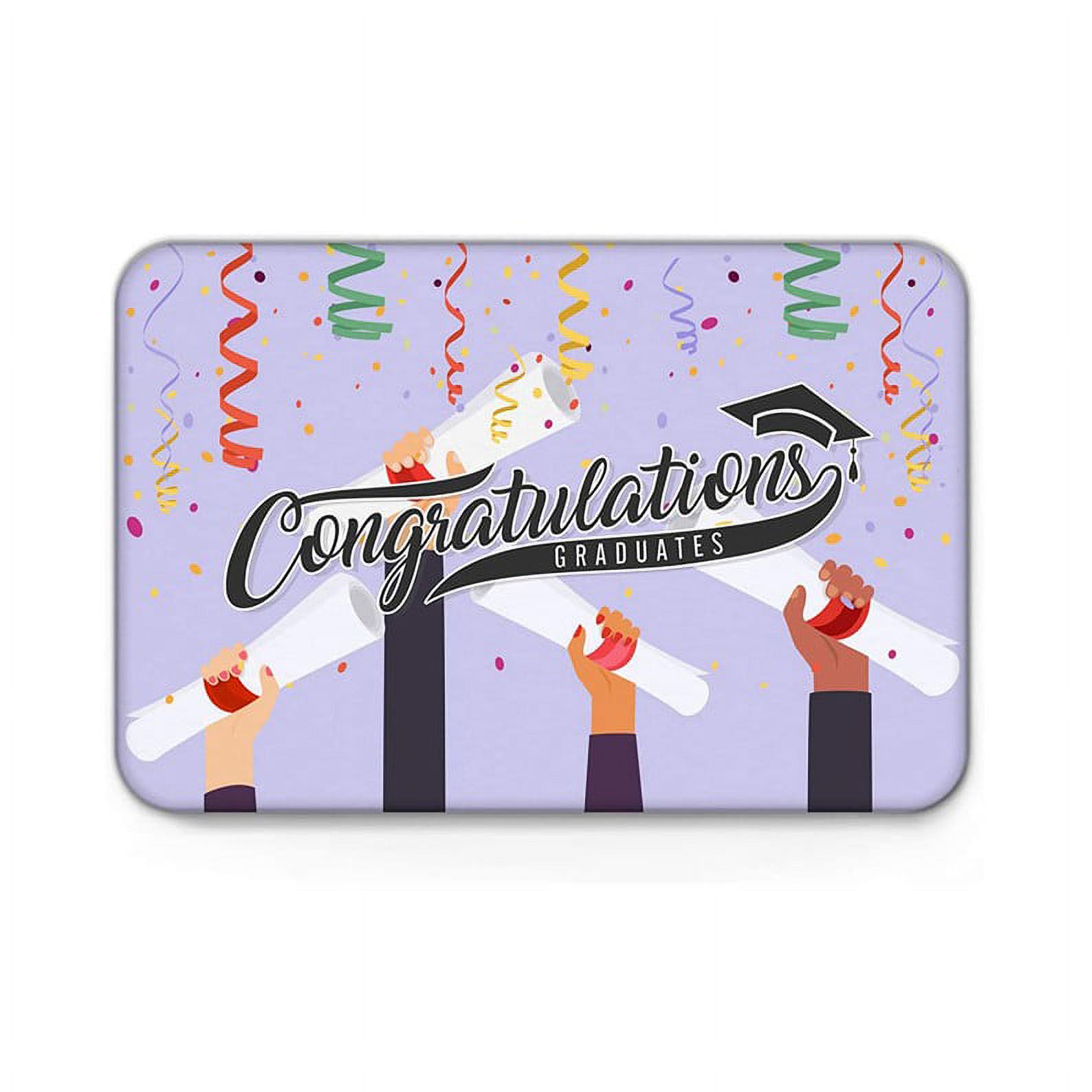Dengmore Graduation Decoration Door Mat Anti-slip Bottom Indoor Outdoor ...