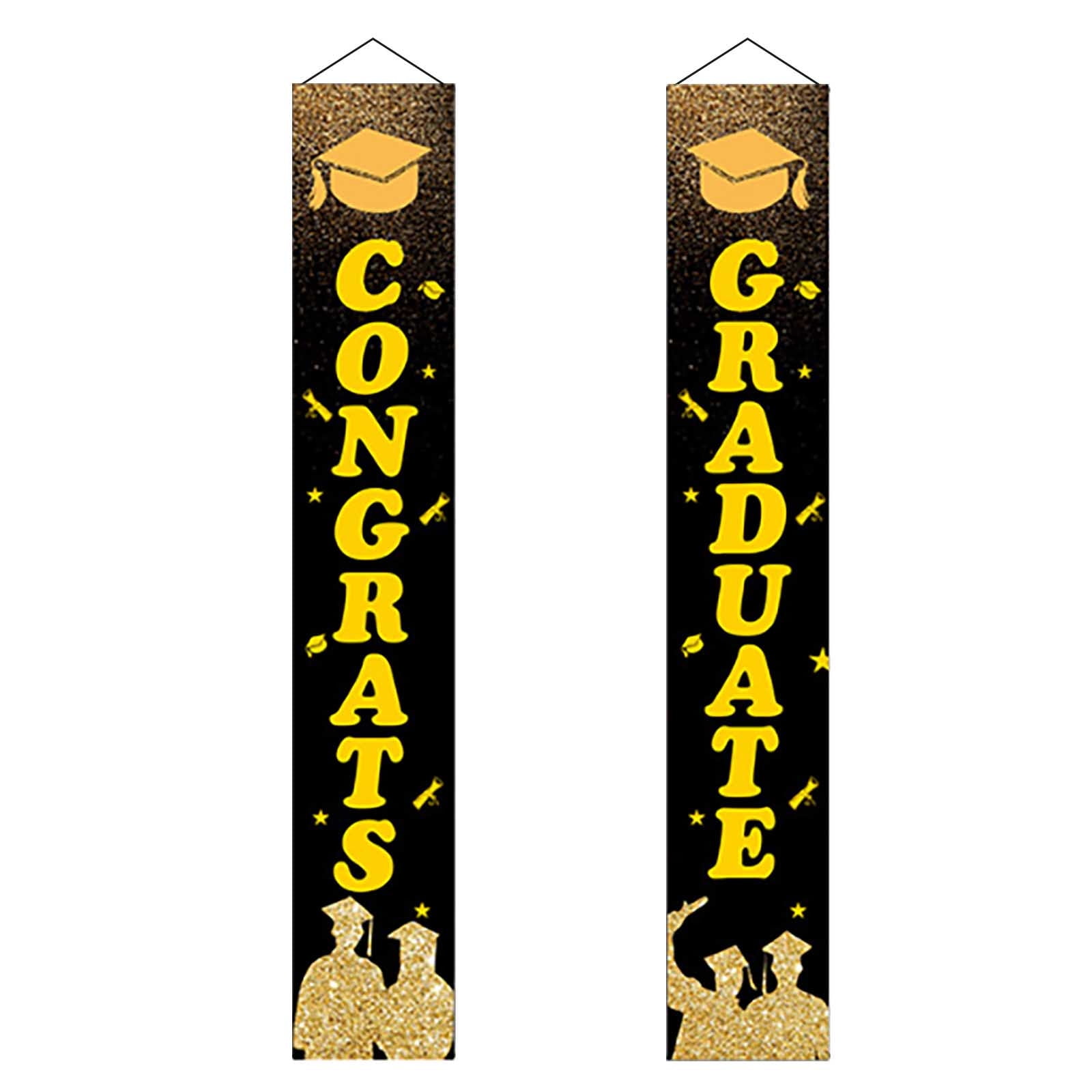 Dengmore Graduation season decoration Graduation Decoration Banner ...
