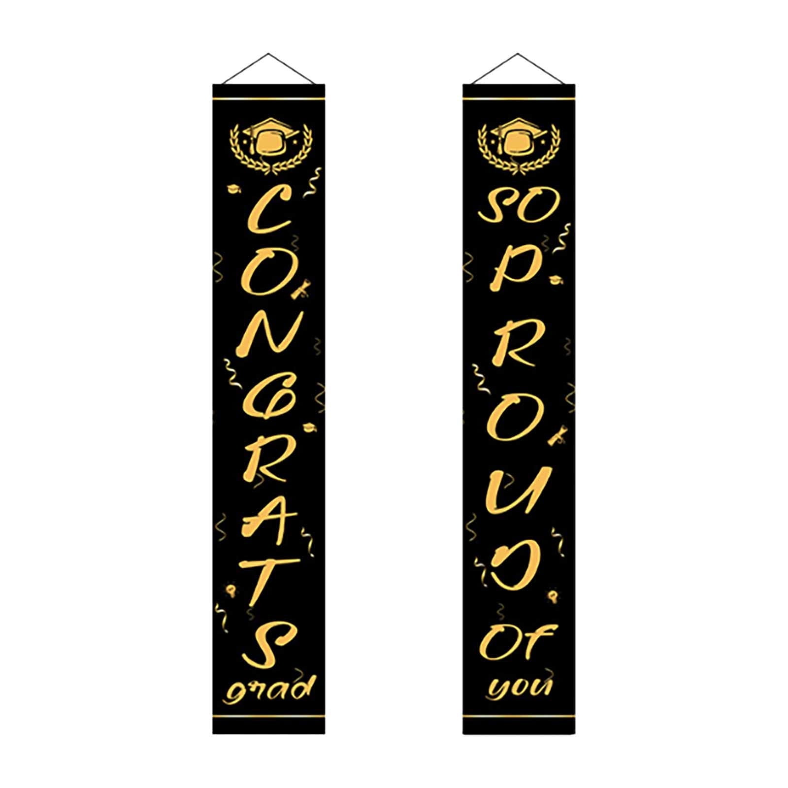 Dengmore Graduation season decoration Graduation Decoration Banner Class Congrats Graduation ...