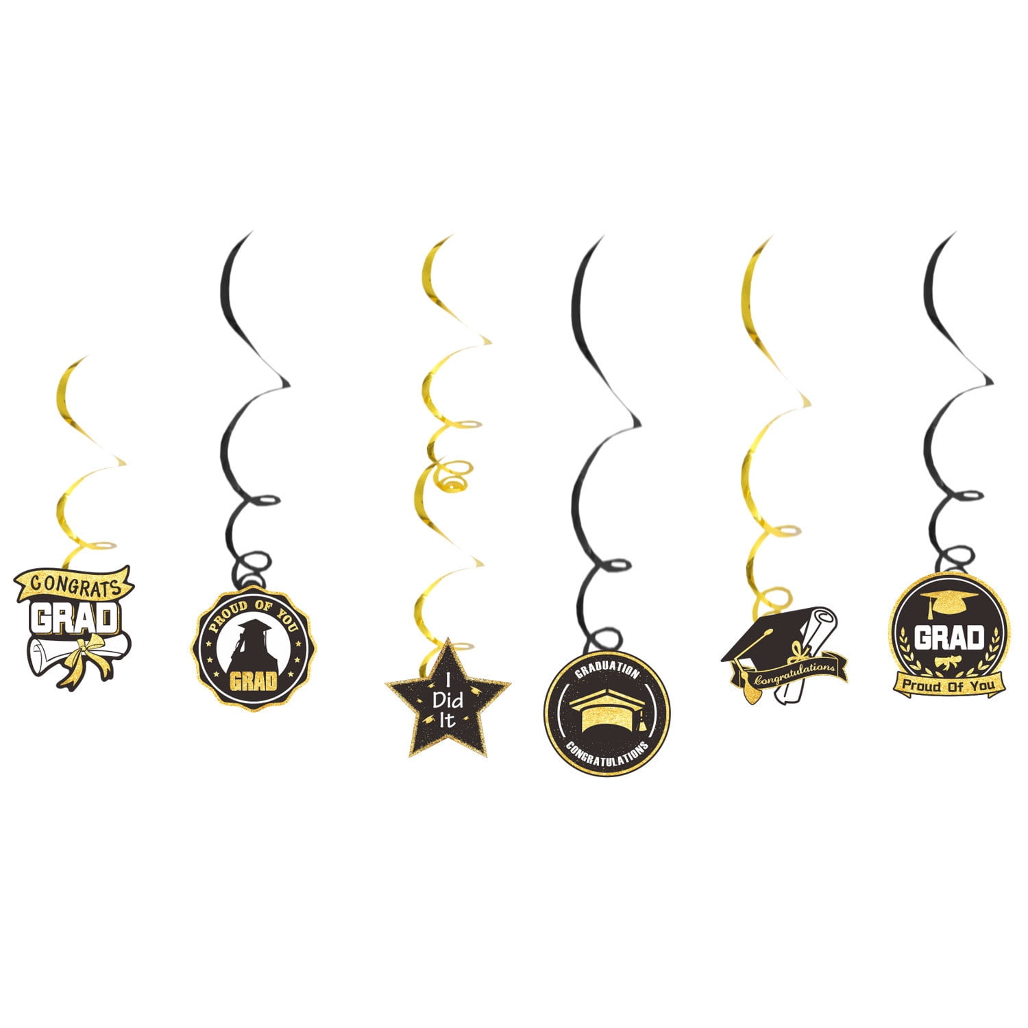 Dengmore Graduation season decoration Party Decoration Hang The Flag ...