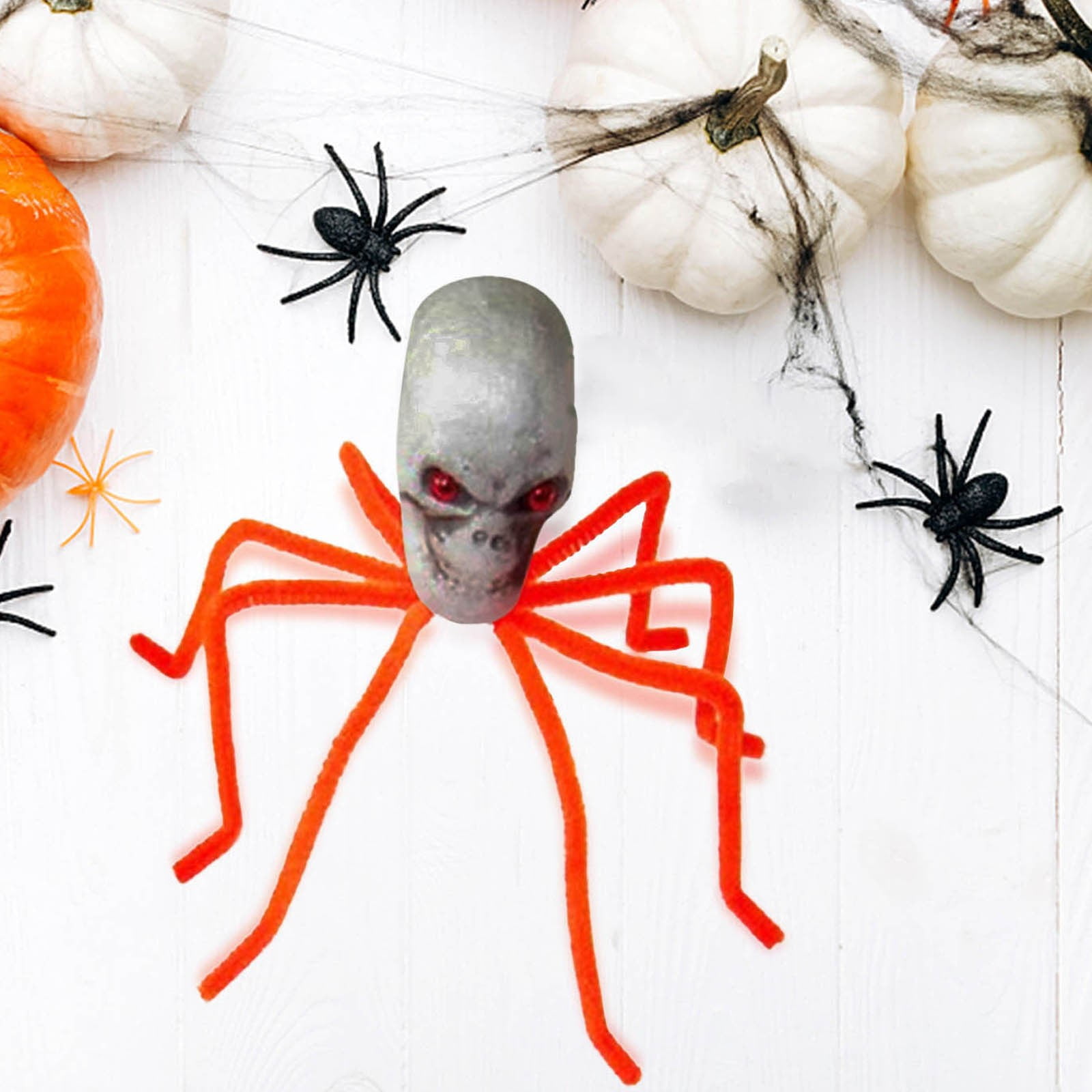 Dengmore Halloween Head Spider Terror Whole Person Venue Skeleton ...