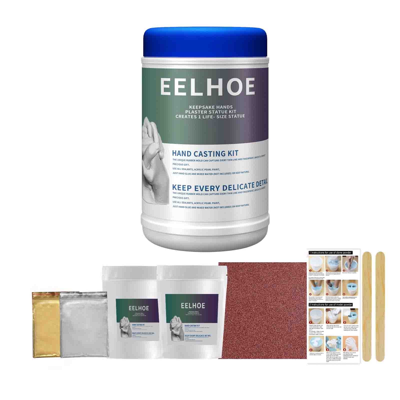 Dengmore Hand Casting Kit for Couples DIY Hand Mold Kit Plaster Hand ...