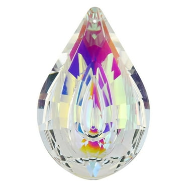 H&D 3.5in Hanging Chandelier Crystal Prism Window Suncatcher Rainbow ...