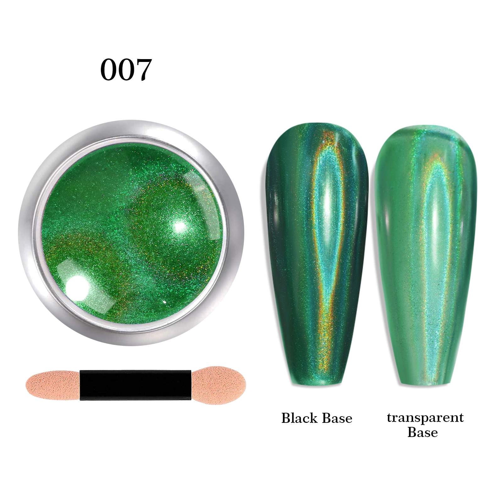 Dengmore High Density Mirror Effect Nail Gel with Holographic Shimmer ...