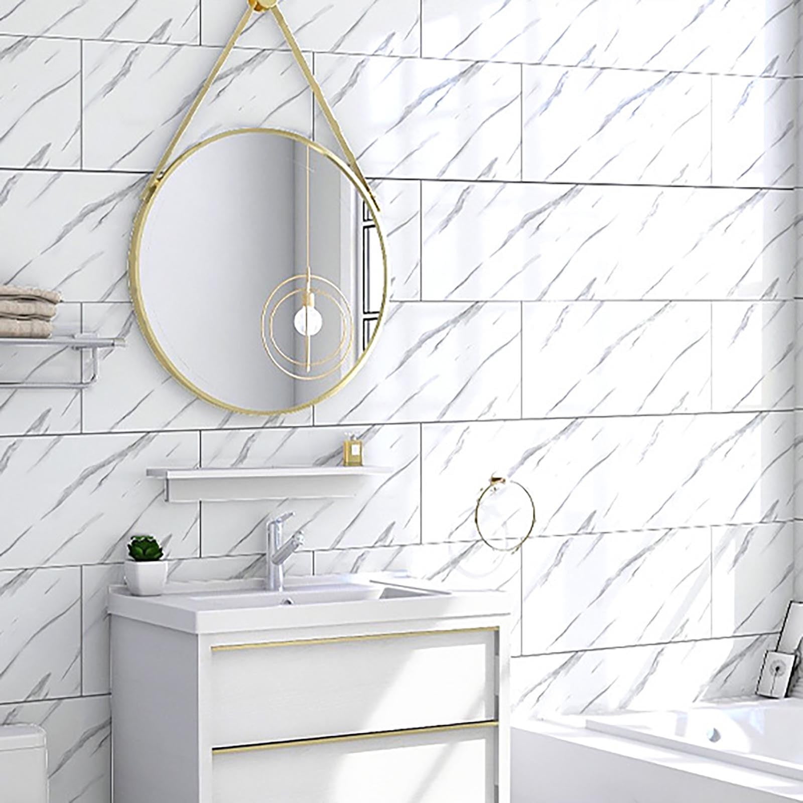 Dengmore Imitation tile Wall Stickers Waterproof Thickened Living Room ...