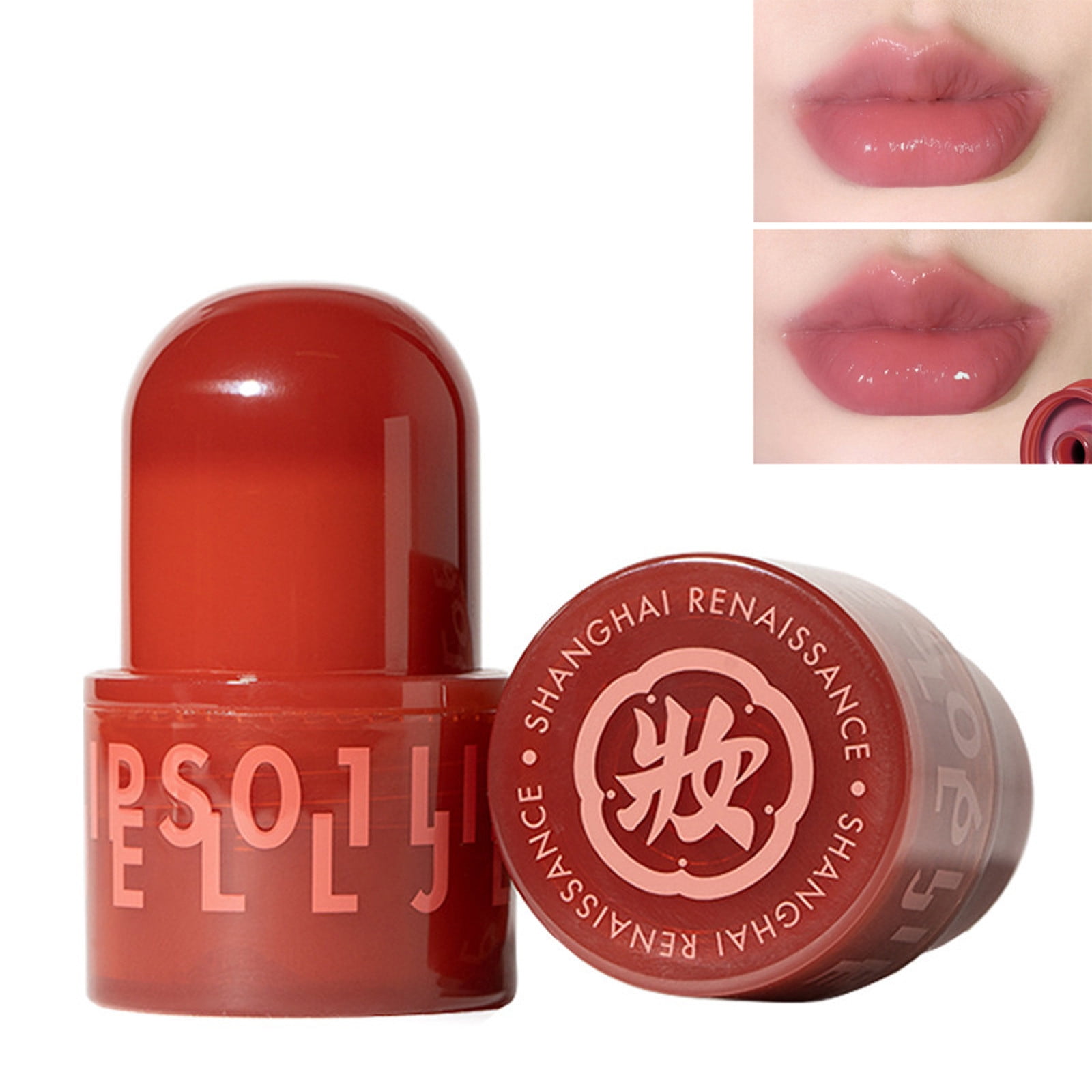 Dengmore Jelly Hydrating Lip Gloss Jelly Texture Lipstick Nourishing ...