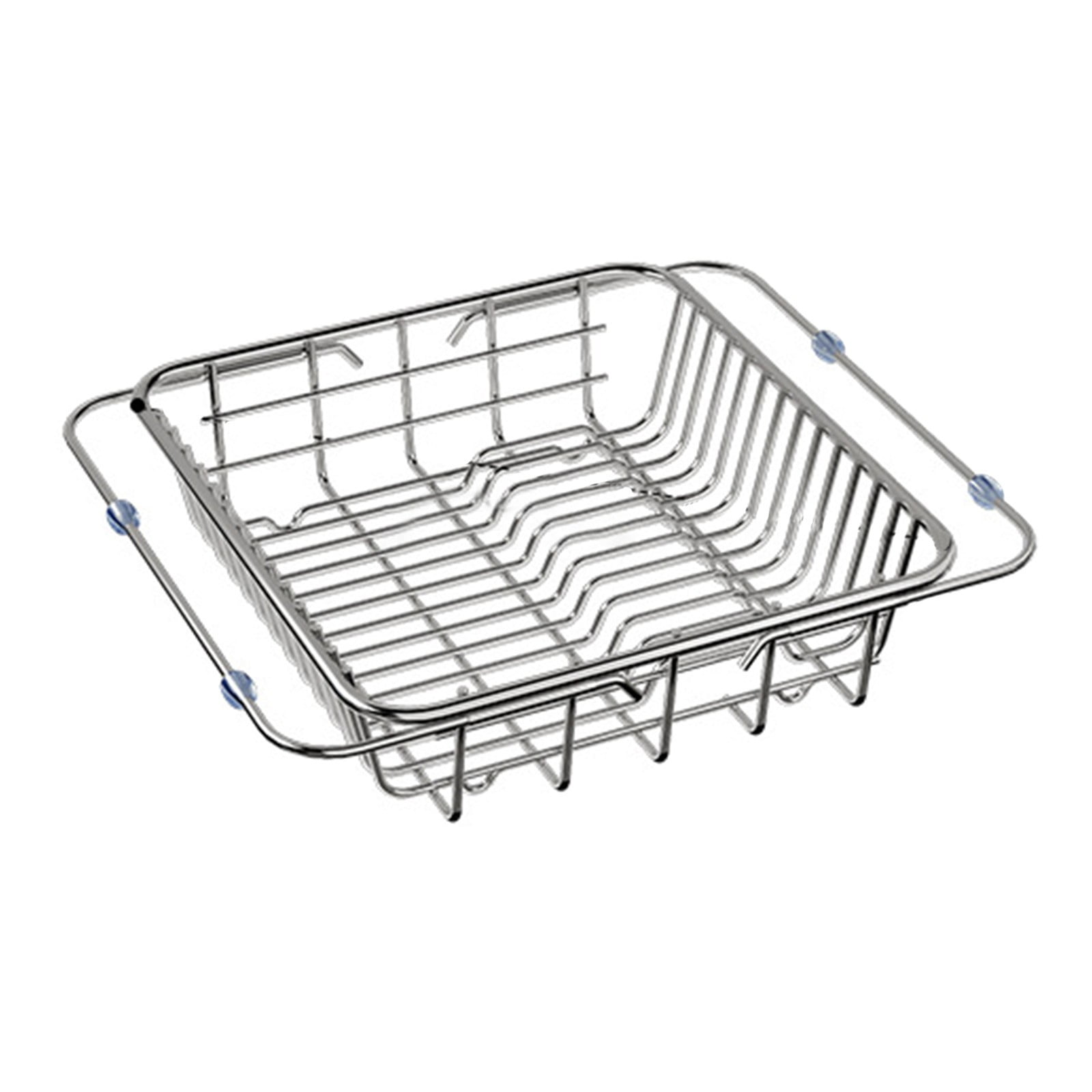 Dengmore Kitchen Caddy Rack Stainless Steel Sink Dish Drying Storage ...