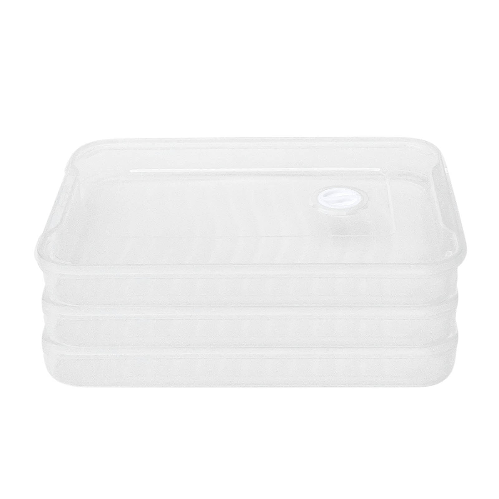 Dengmore Kitchen Plastic Food Storage Container Set with Airtight Lids ...