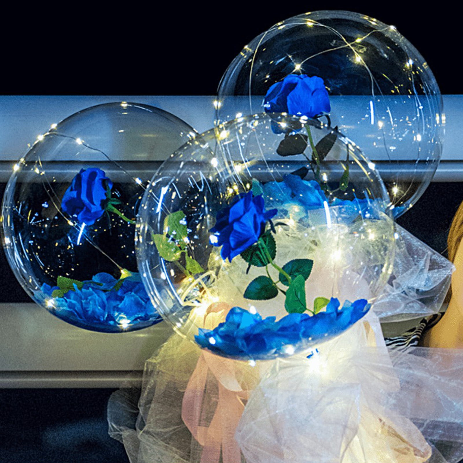 Dengmore LED Luminous Balloon for Valentine's Day LED Balloon Bouquet ...