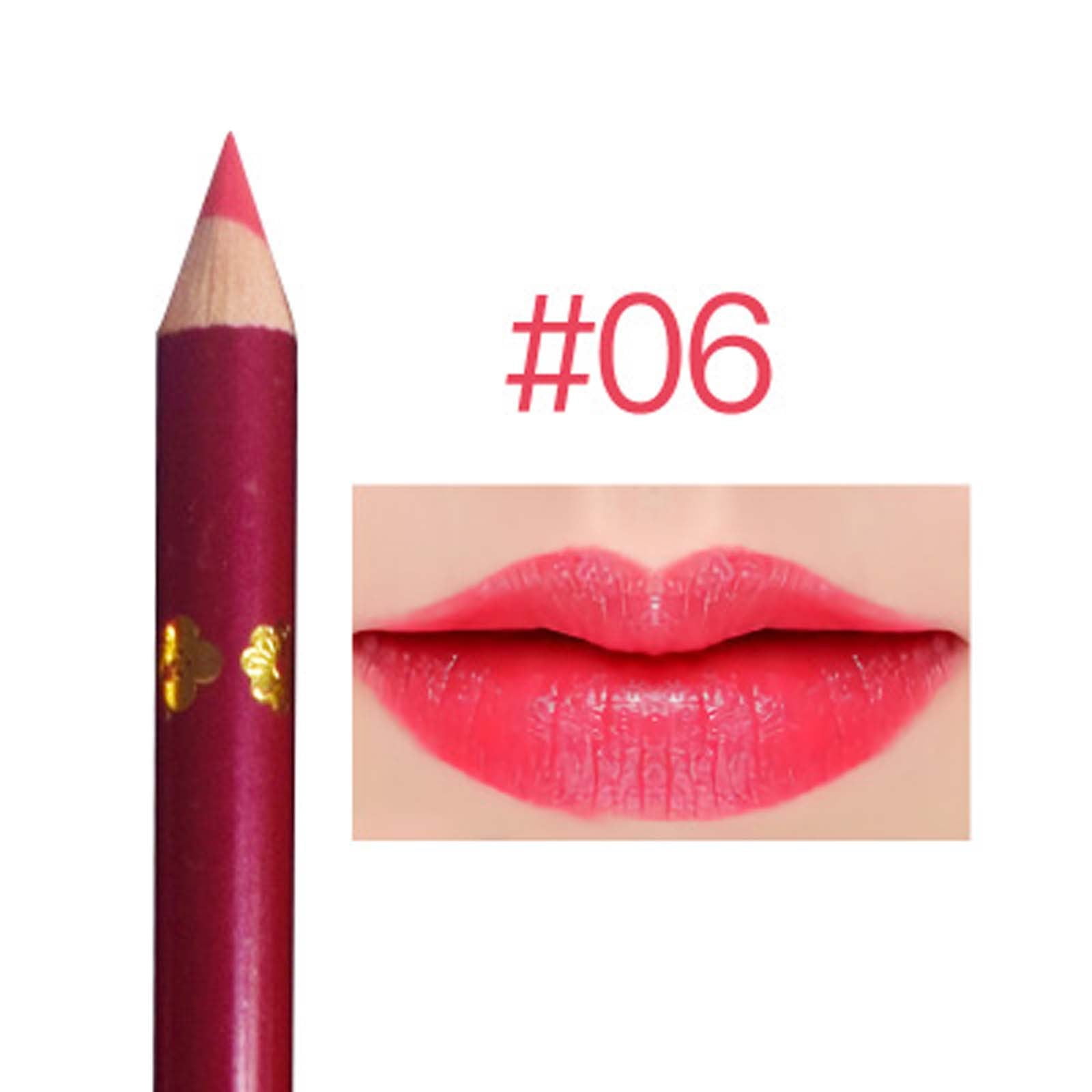 Dengmore Lip Pencil for Women Velvet Matte Lip Liner Pen Hydrating and ...