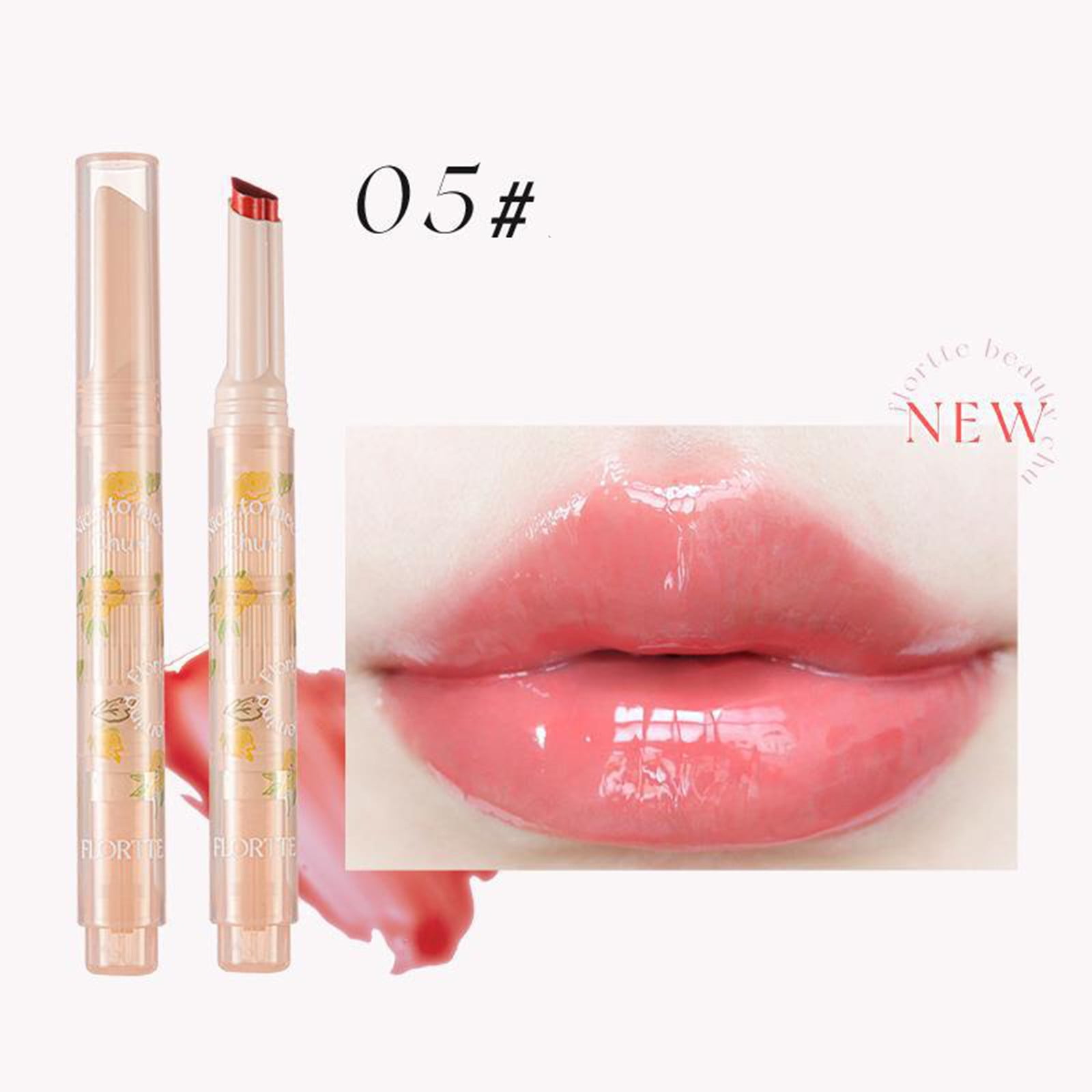 Dengmore Love Moisturizing Lipstick Super Lustrous Glass Shine Lipstick ...