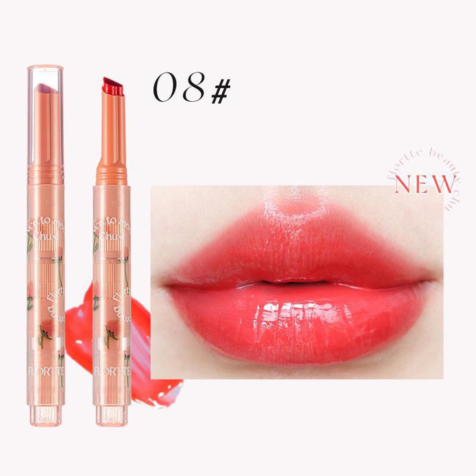 Dengmore Love Moisturizing Lipstick Super Lustrous Glass Shine Lipstick ...