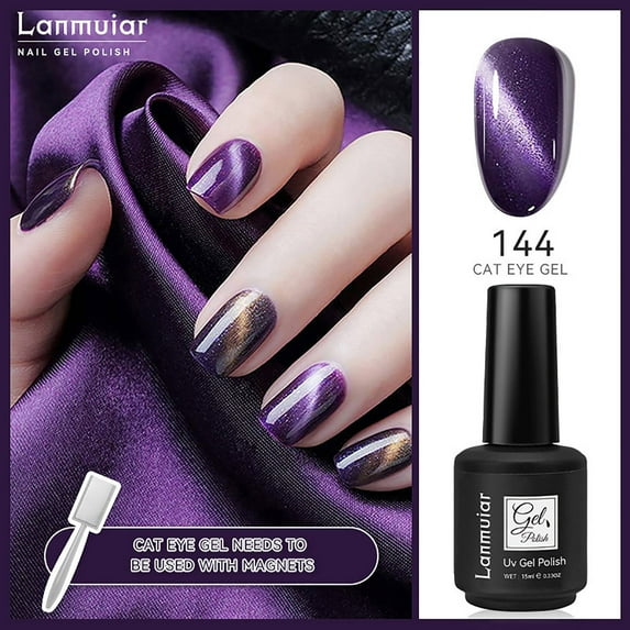Dengmore Magnetic Cat Eye Sealant Nail Glue for Three Dimensional ...