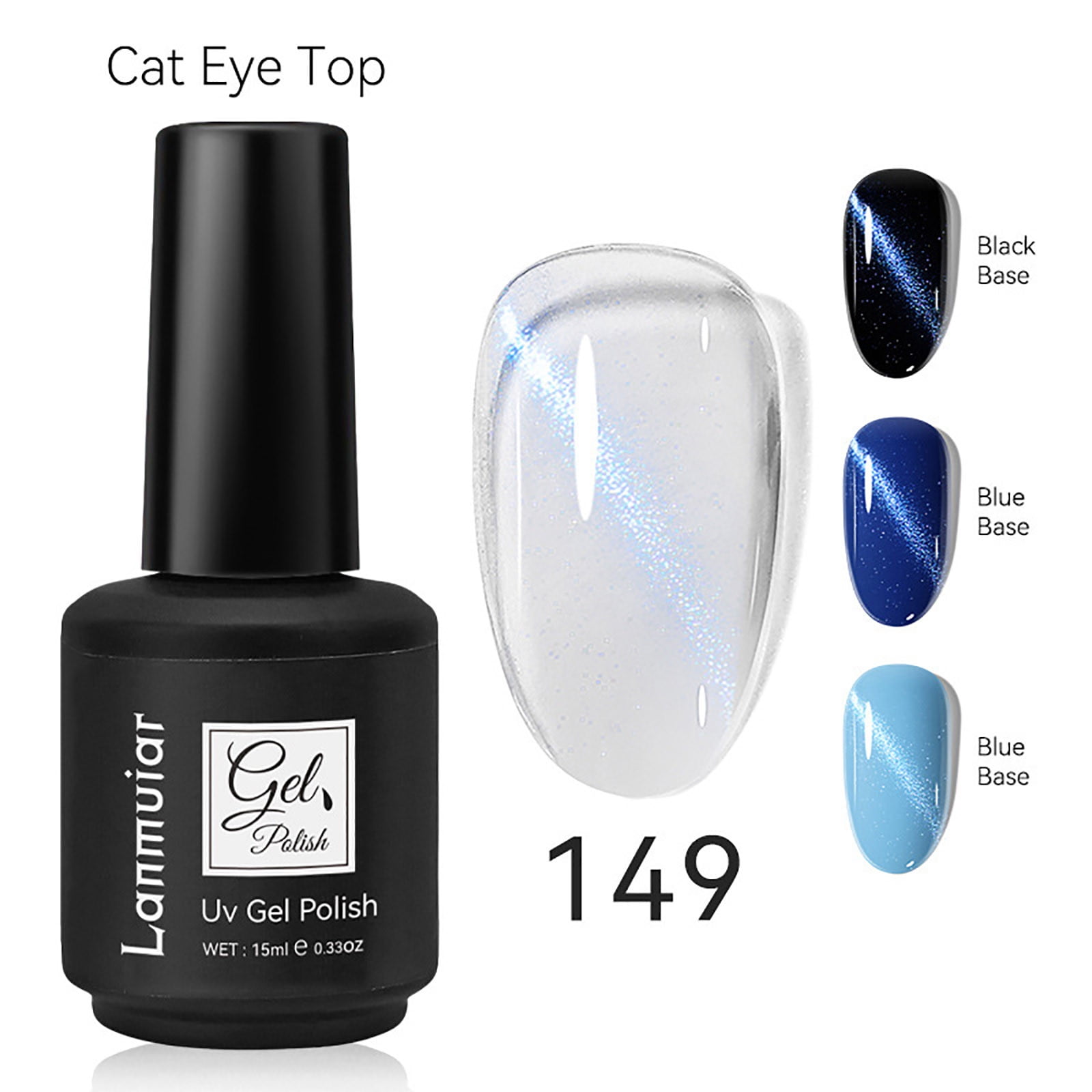 Dengmore Magnetic Cat Eye Sealant Nail Glue for Three Dimensional ...