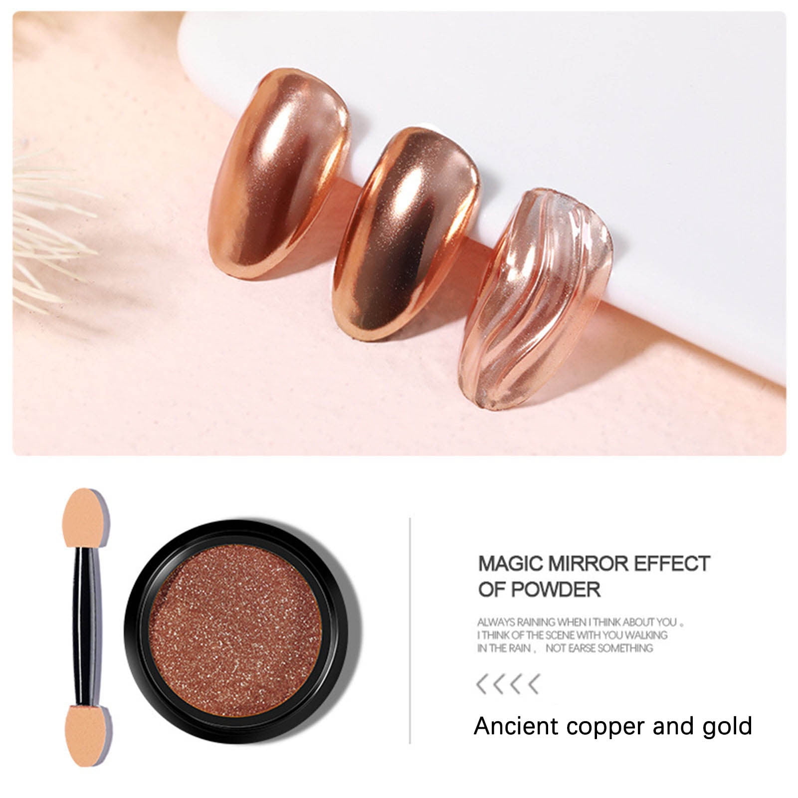 Dengmore Maillard Style Nail Polish Champagne Gold Bronzes Gold Rose ...