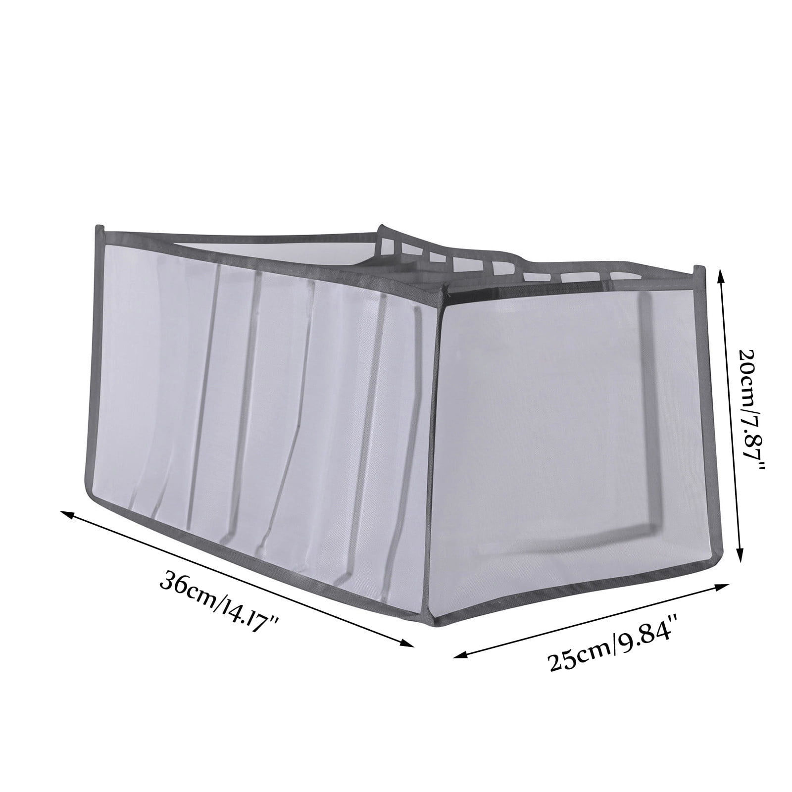 Dengmore Mesh Storage Box Foldable Closet Clothes Dividers Nylon ...