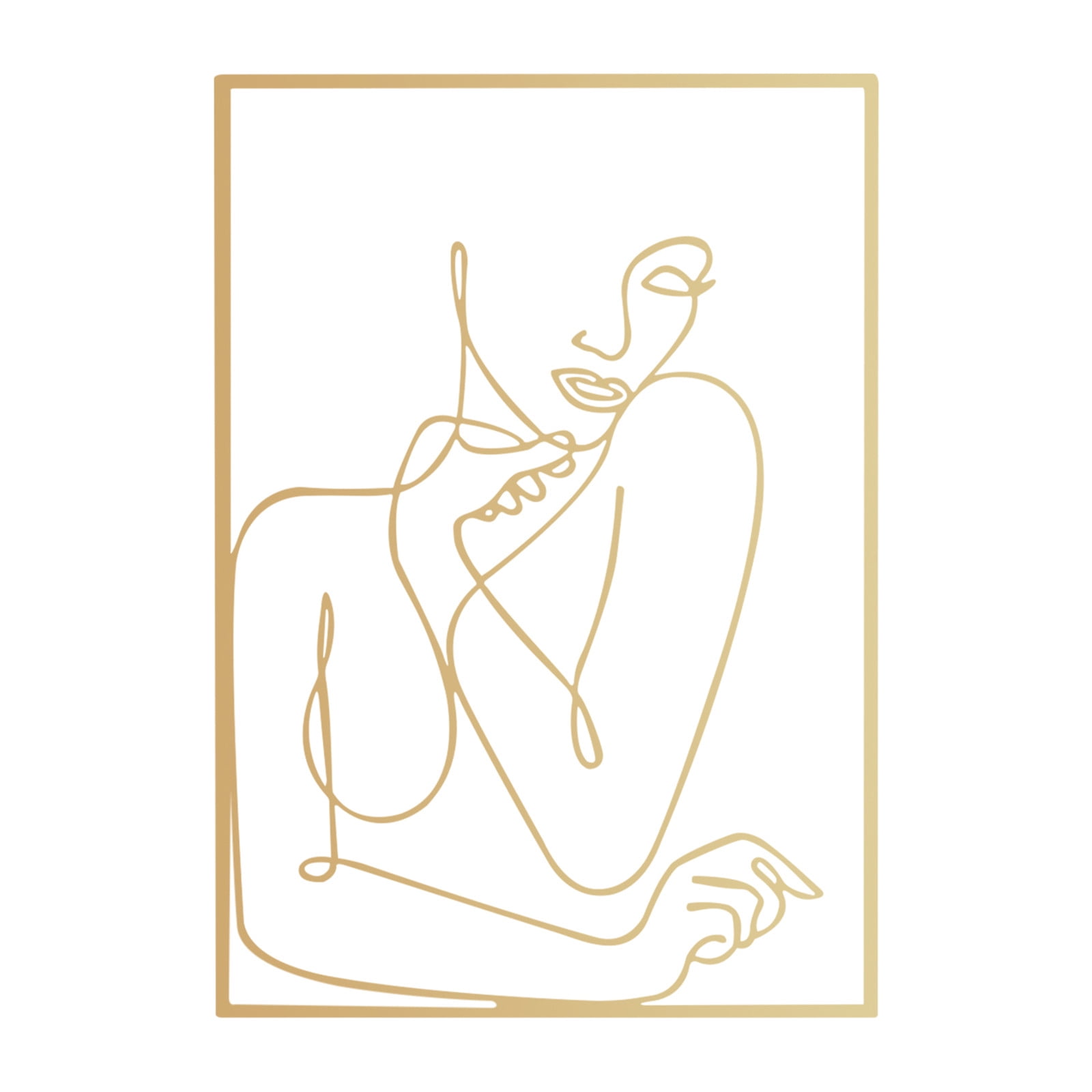 Dengmore Metal Modernization Abstract Fresco Room Abstract Women's Body ...