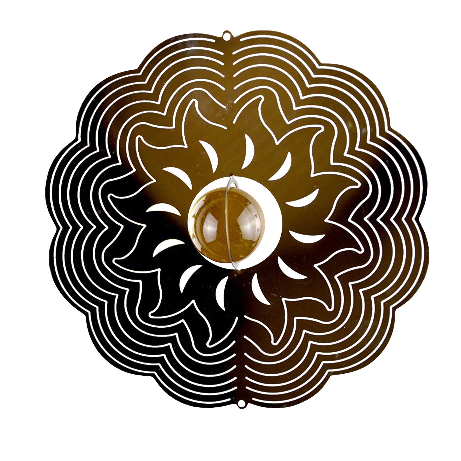 Dengmore Metal Wind Spinner-3D Hanging Rotating Wind Chimes Outdoor ...