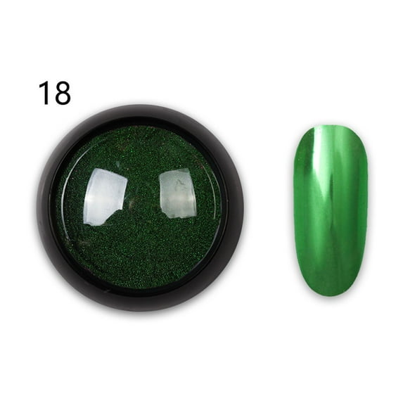 Dengmore Mirror Effect Nail Art Powder with Titanium Plating Formula ...