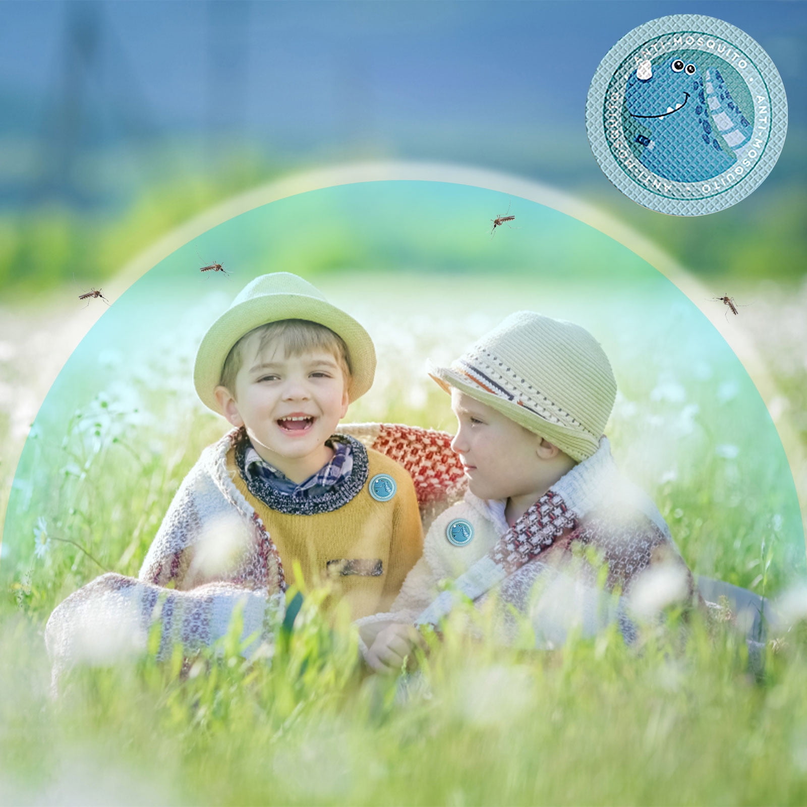 Dengmore Natural Mosquito Sticker for Kids and Adults Cute Mosquito ...