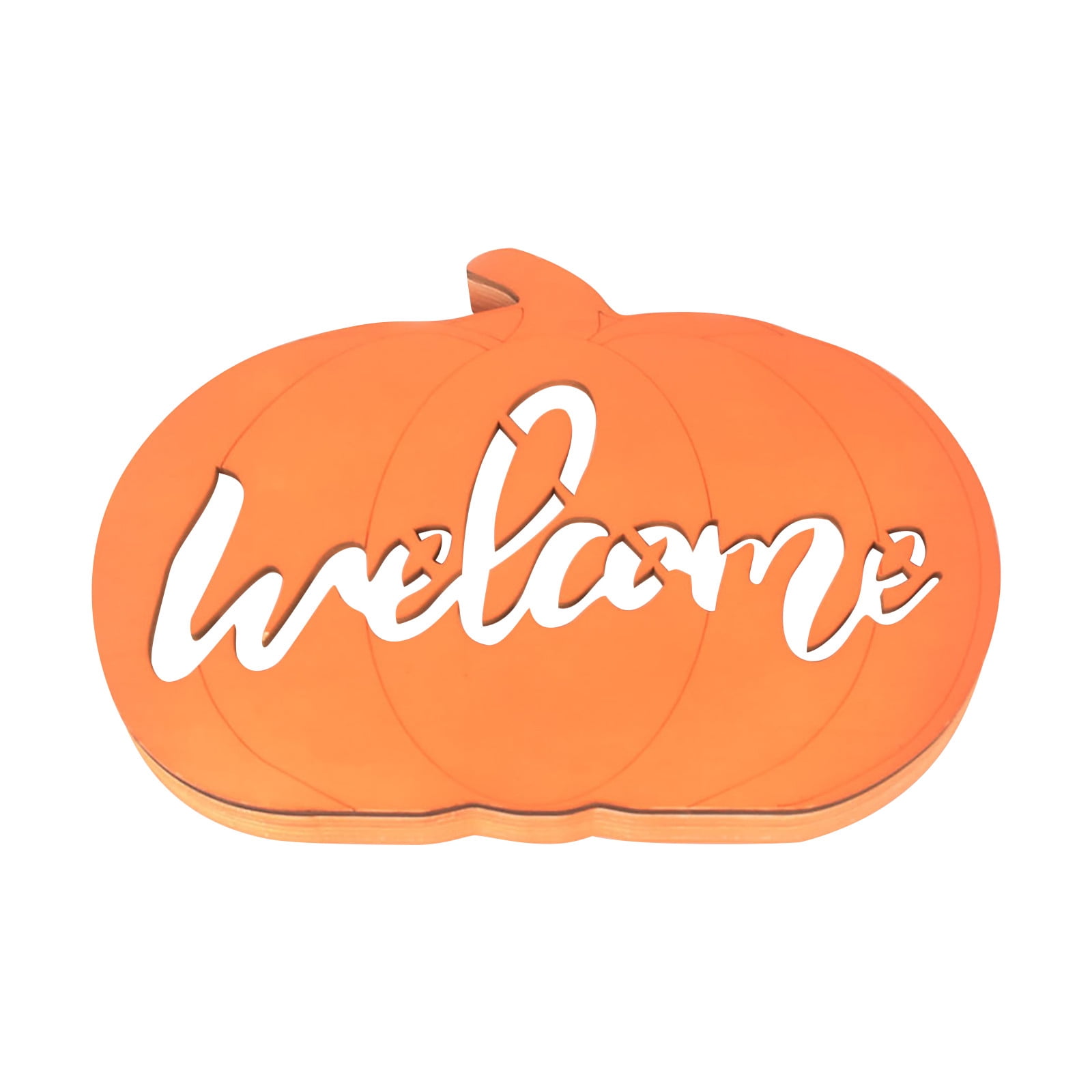 Dengmore Orange Fall Door Sign Thanksgiving Decoration Welcome Door ...