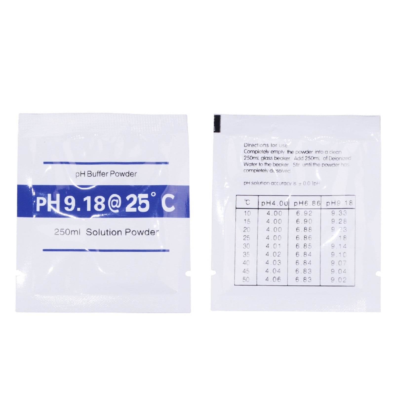 FFENYAN PH Calibration Powder Bag Calibration Buffer PH 9.18 ...