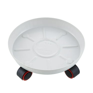 VIMOA Potted Plant Mover Dolly Green with Rubber Flat Free Round Wheels ...