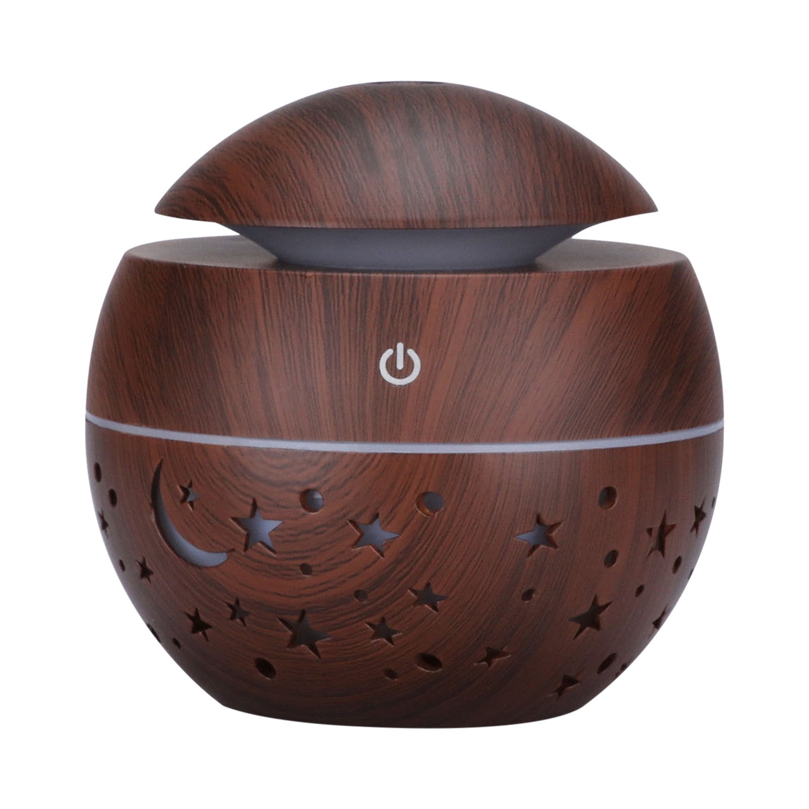 Dengmore Portable Humidifier Star Sky Wood Grain Hollow Star Humidifier ...