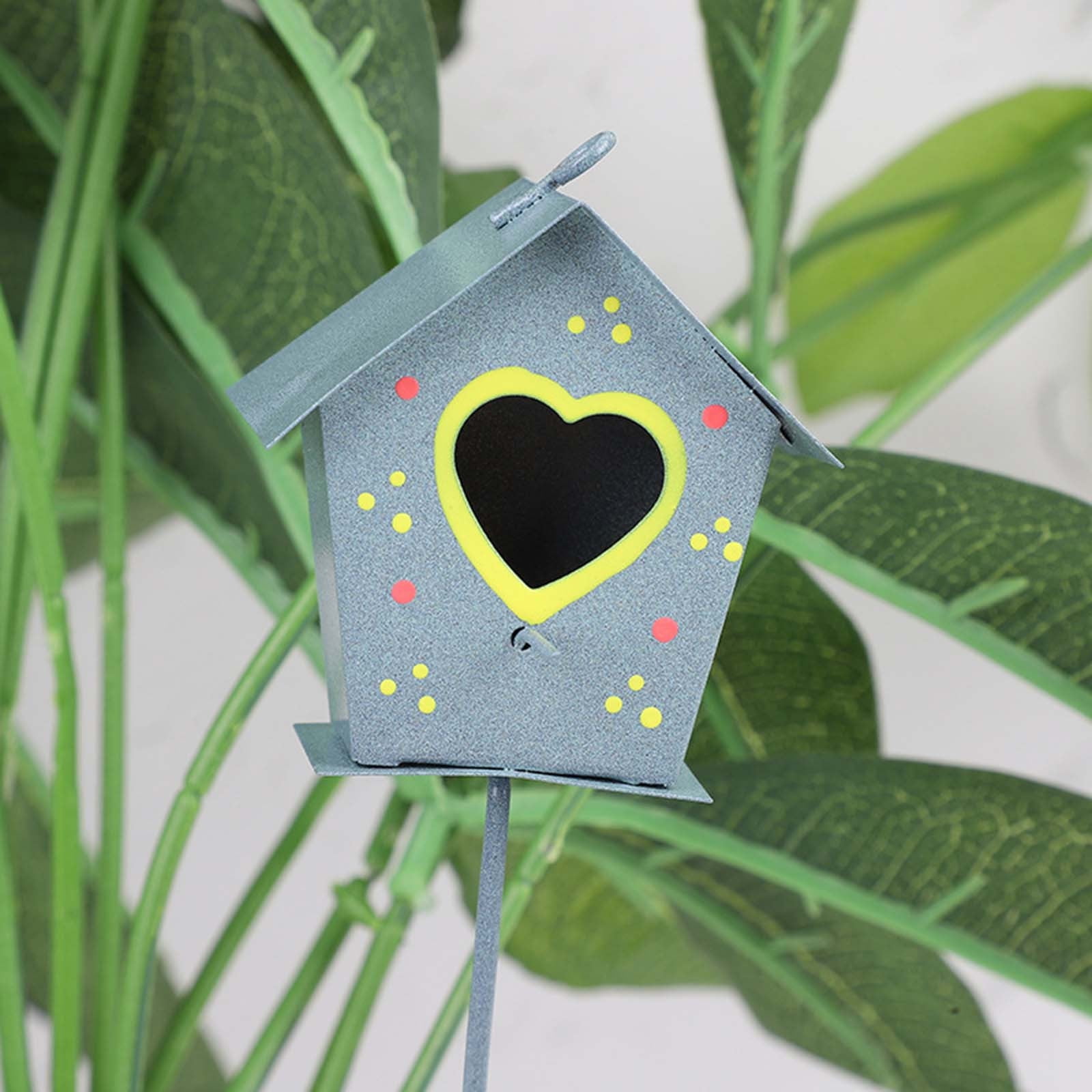 FFENYAN Potted Flower Pot Plug in Metal Small Garden Pile For ...