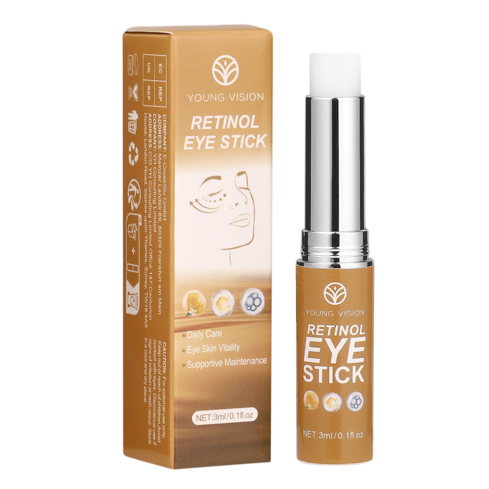 Dengmore Retinol Eye Stick, Reduces Fine Lines and Dark Circles, Anti ...