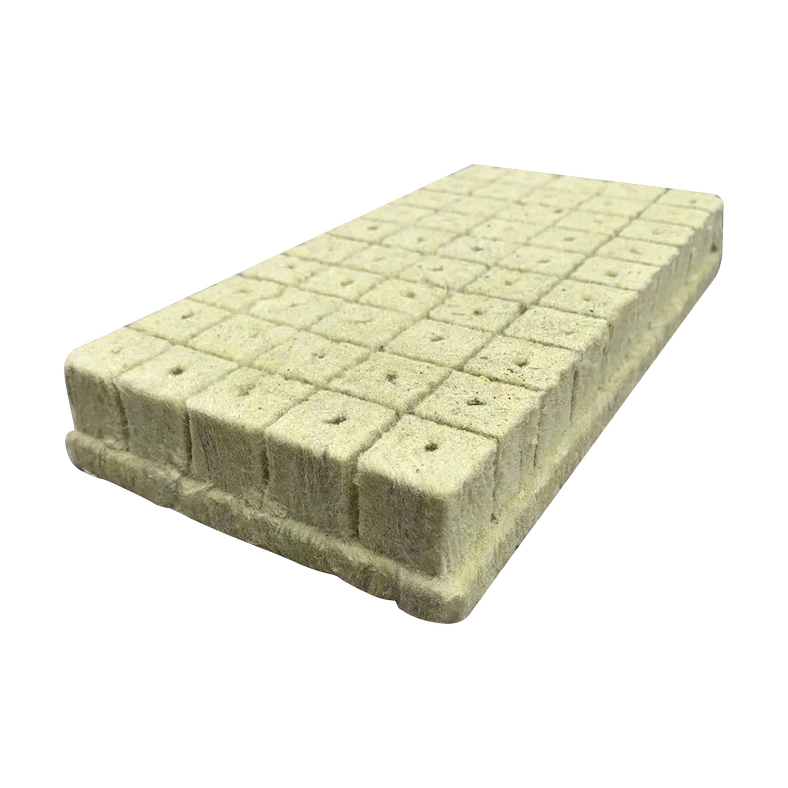 Dengmore Rockwool Cubes for Hydroponics 50 Plugs Net Pots Hydroponics ...